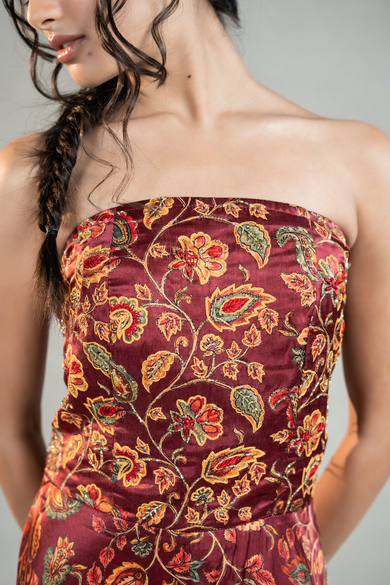 Aurora Red Jumpsuit – MERAKHI